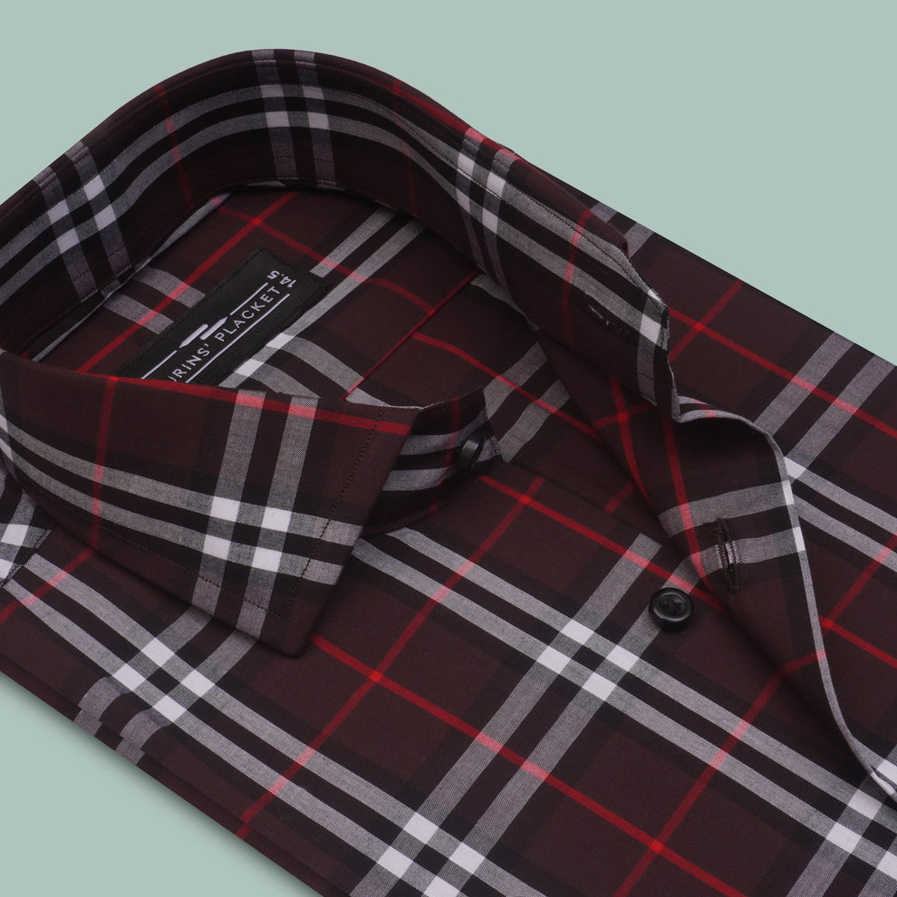 BROOKS BROWN CHECKS – Durins Placket